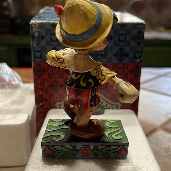 Jim Shore Disney Traditions | Accents | Lively Step Pinocchio Figurine ...